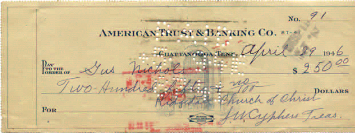 American Trust Bank Checks